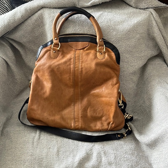 Be & D | Bags | Bed Cognacblack Bag In Perfect Condition | Poshmark
